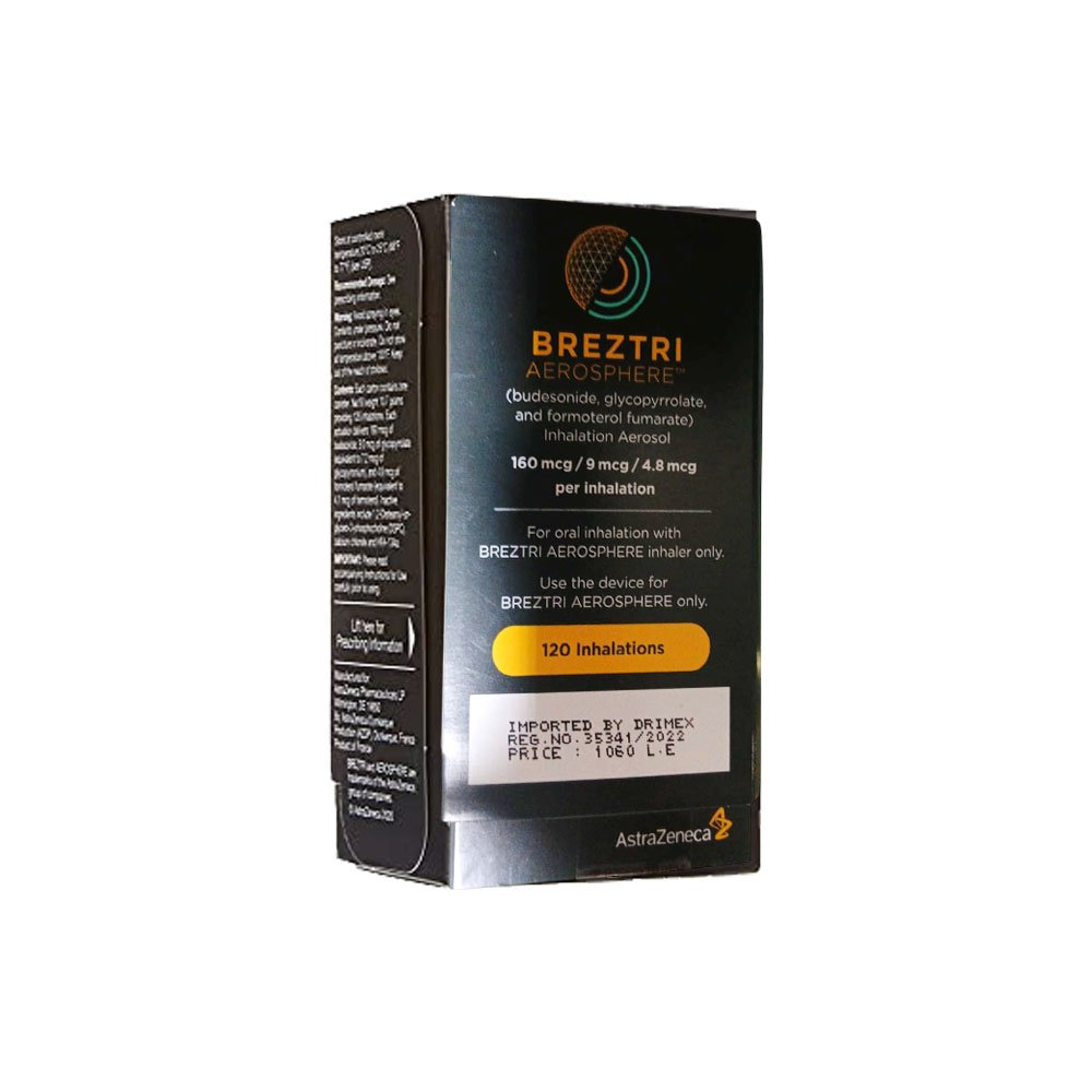 BREZTRI 160/9/4.8MCG 120 INHALATIONS